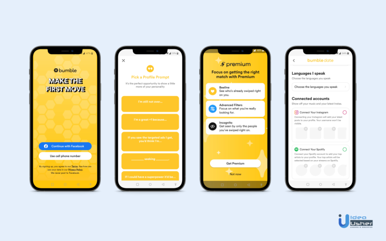 How to Build an App like Bumble in 7 easy steps | Idea Usher