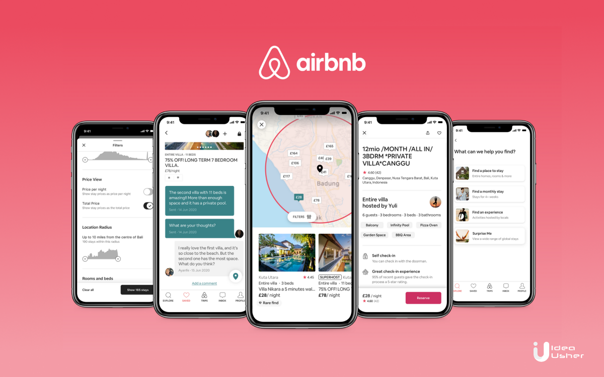 How To Build A Homestay Rental Booking App Like Airbnb Idea Usher