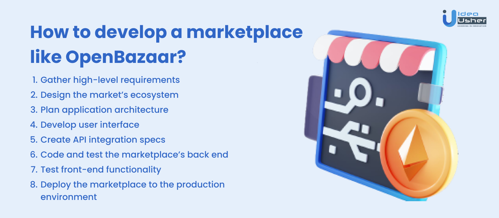 Develop Online Marketplace on Blockchain like OpenBazaar - Idea Usher