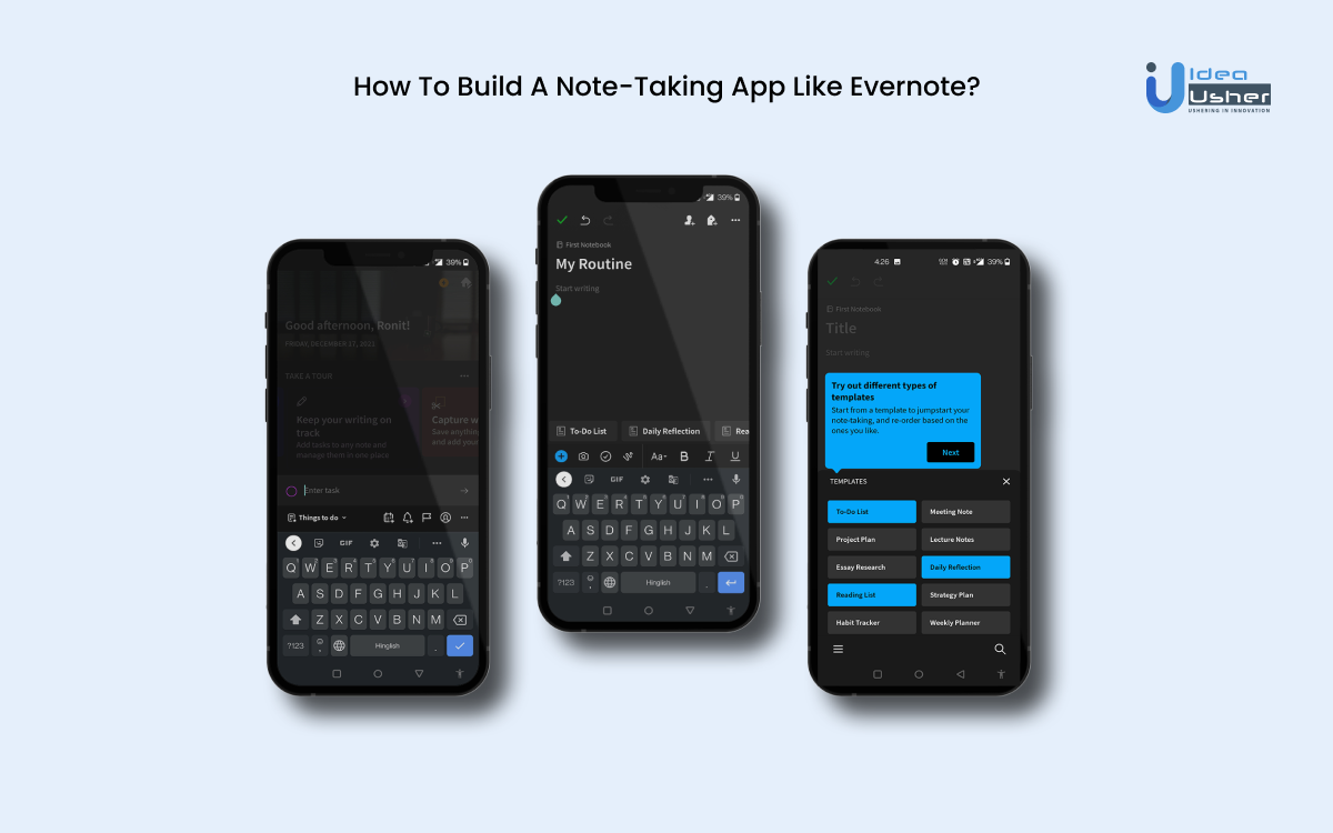 How to build a note-taking app like Evernote? | Idea Usher