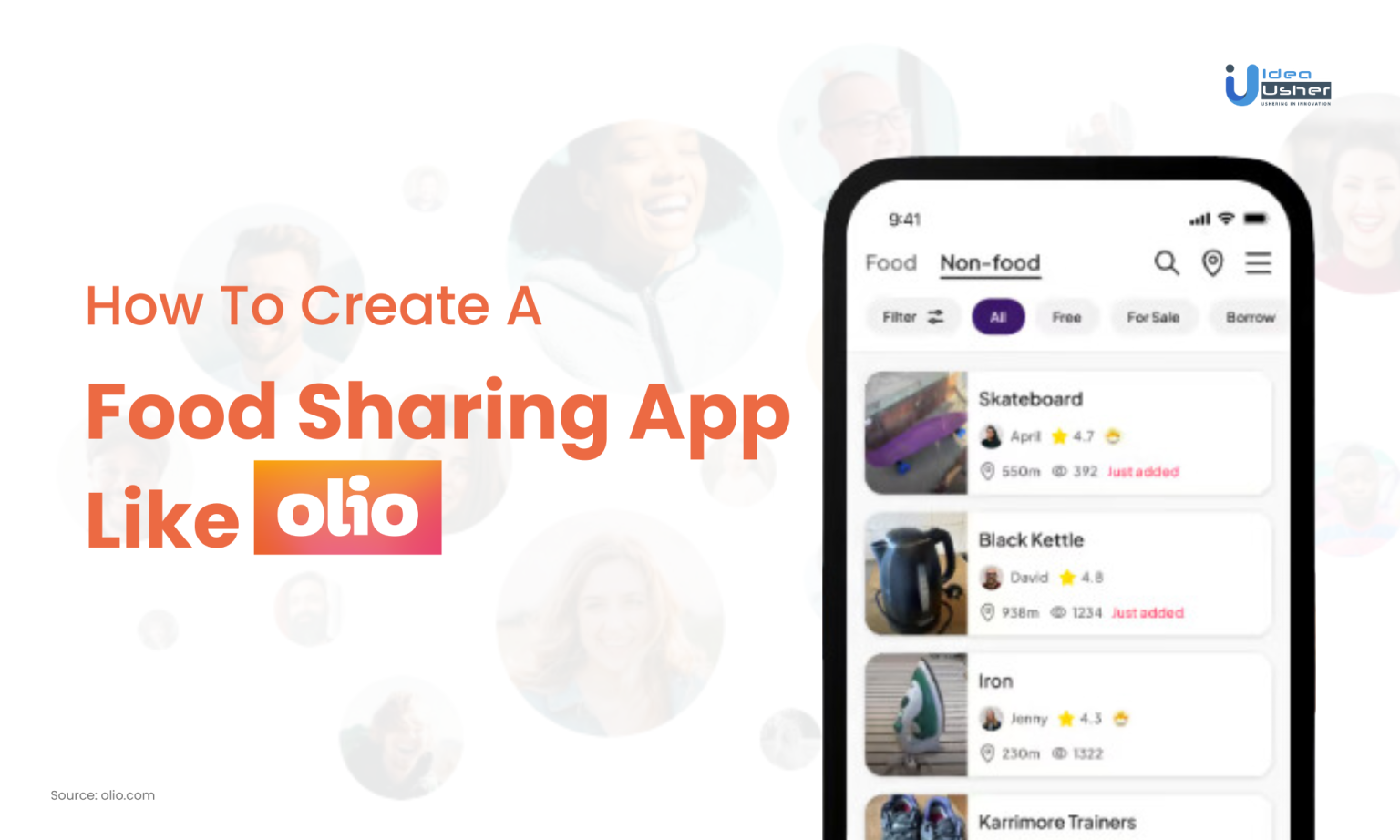 How To Create A Food Sharing App Like Olio - IdeaUsher