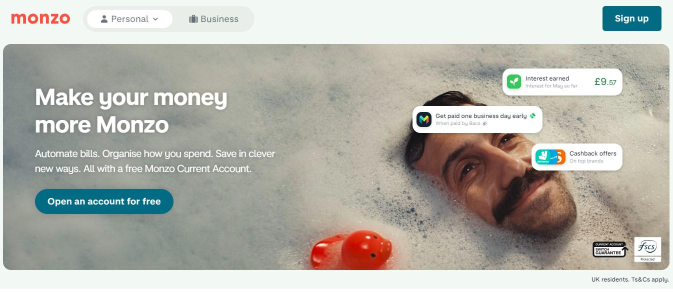 Develop A Banking App Like Monzo: Cost And Feature - IdeaUsher