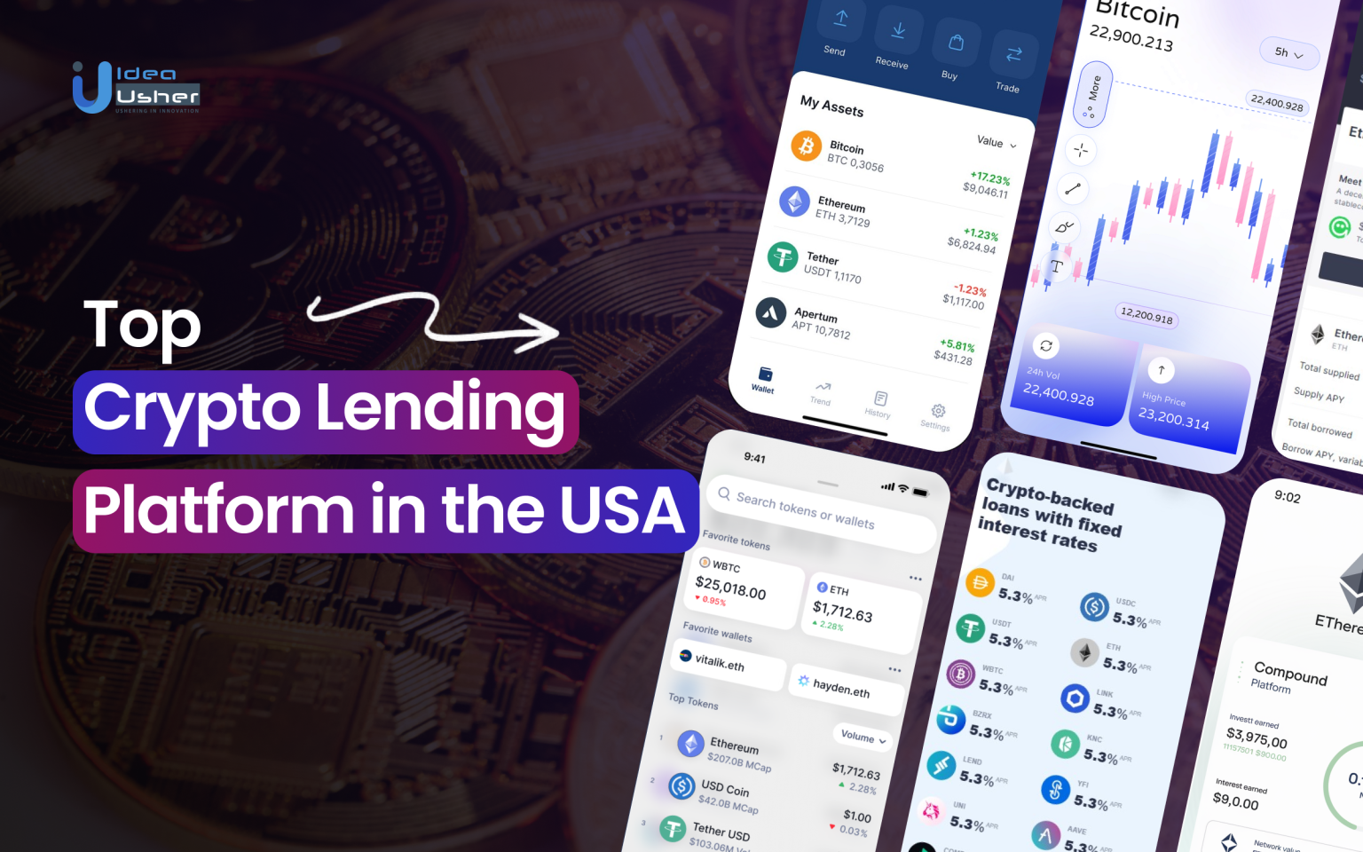 Top Crypto Lending Platforms in the USA - IdeaUsher