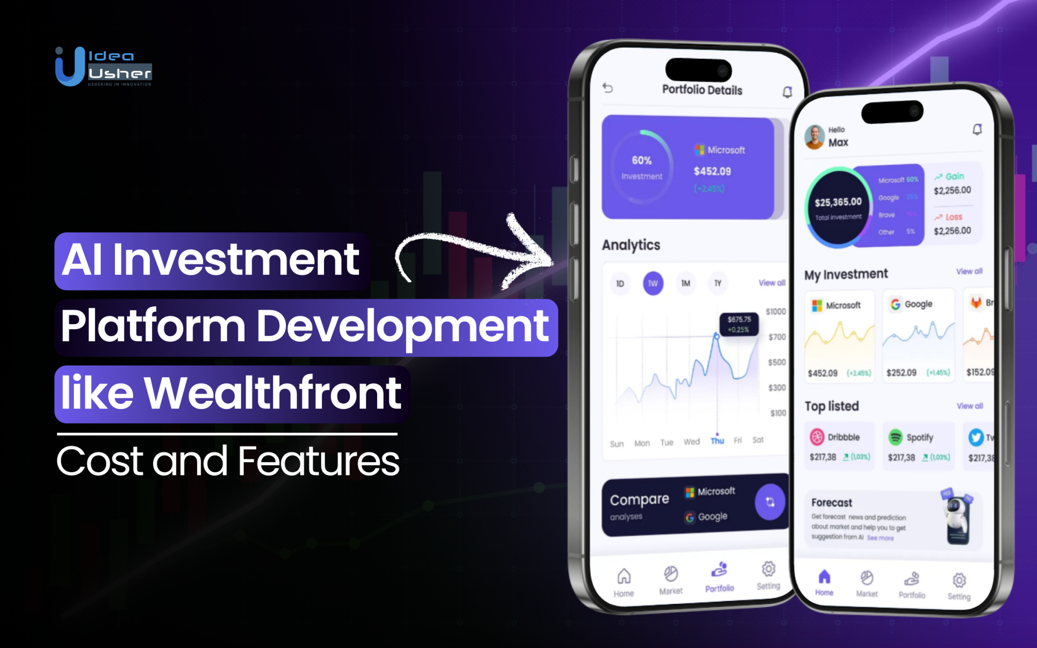 AI Investment Platform Development like Wealthfront - Cost and Features
