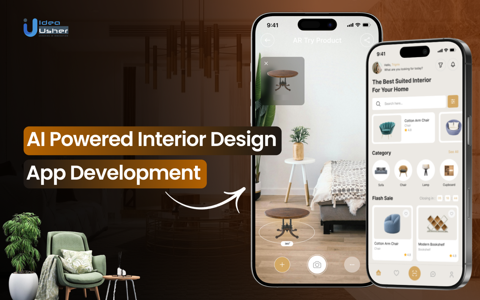 AI Powered Interior Design App Development - IdeaUsher