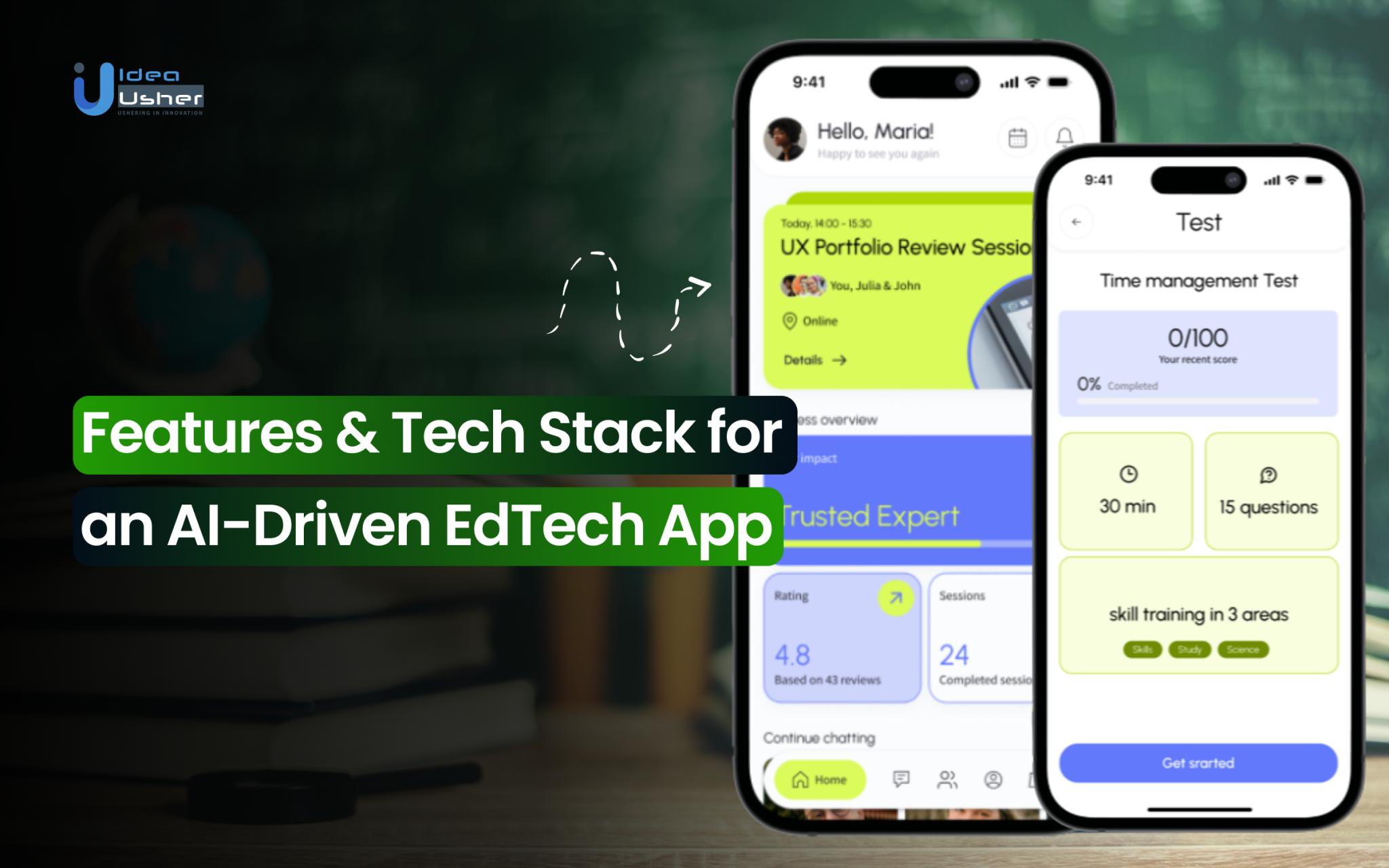 Features & Tech Stack for an AI-Driven EdTech App - IdeaUsher