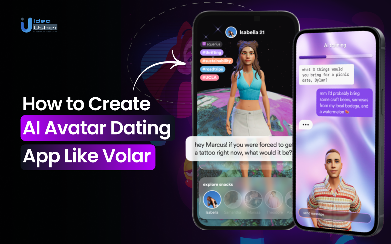 How to Create AI Avatar Dating App Like Volar? - IdeaUsher