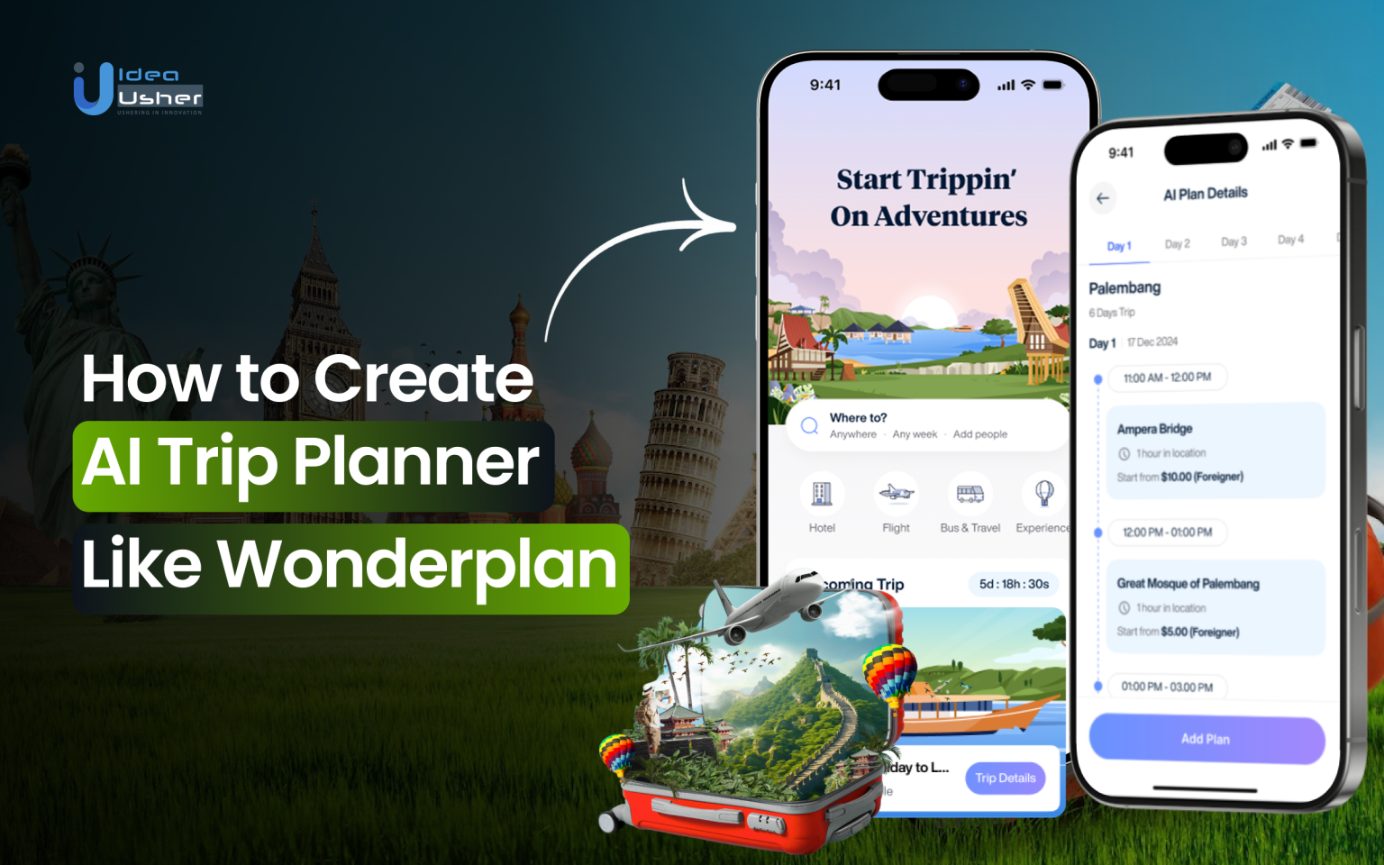 How to Create AI Trip Planner like Wonderplan - Idea Usher